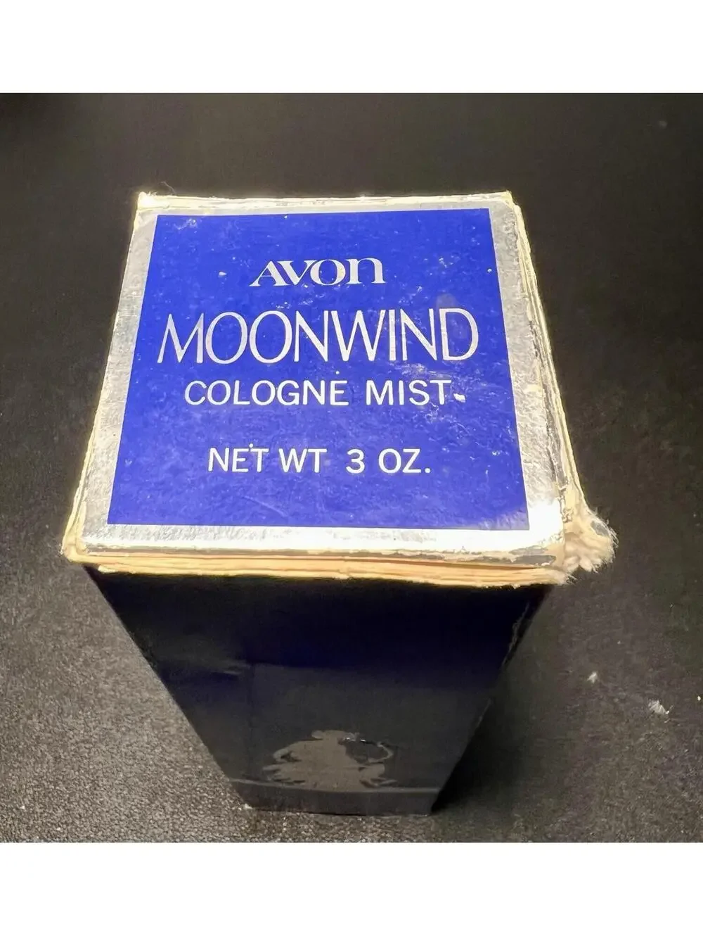 Avon | Accents | Avon 97s Cobalt Plastic Moonwind Cologne Mist Candle ...